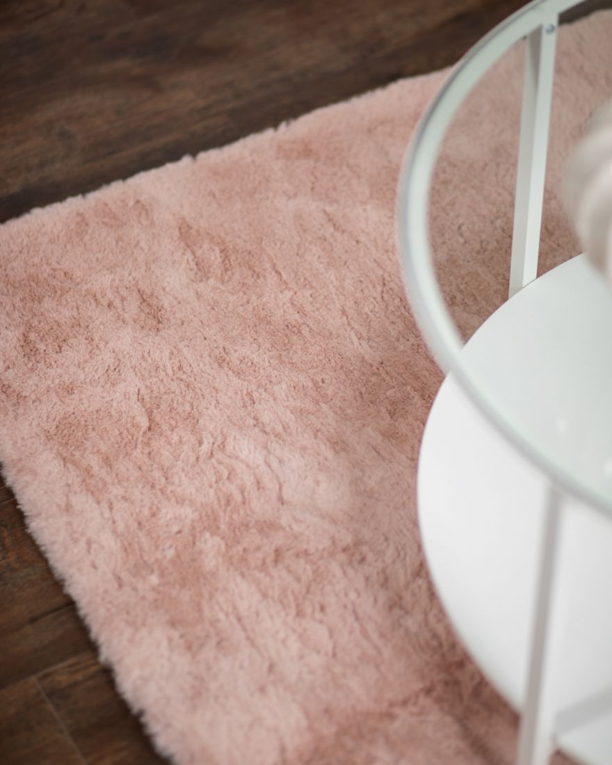 Heaven rosa - maskinvævet tæppe